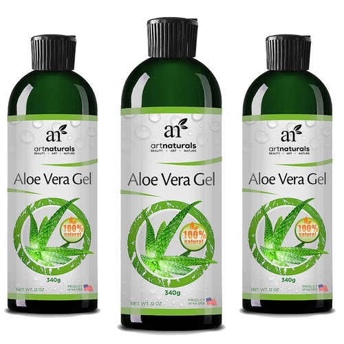 Create label design for organic aloe vera gel | Product label contest