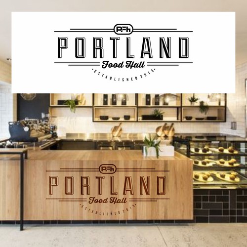 Portland Food Hall Logo & Outdoor Signage | Logo design contest