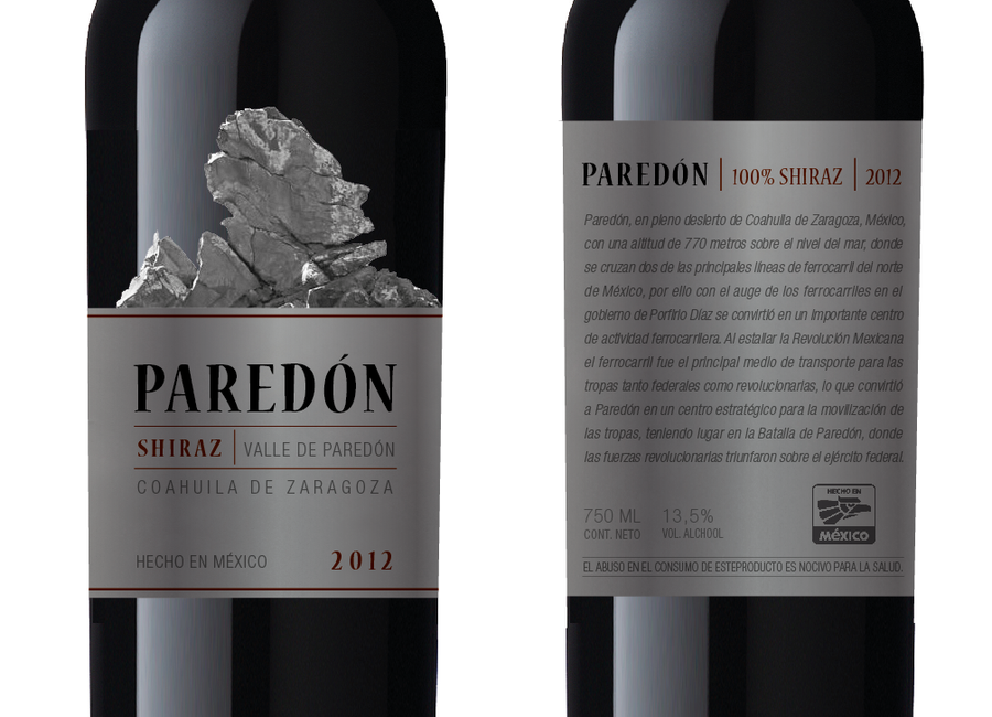 Crear Etiqueta para Vino Tinto "Paredón" | Product label contest