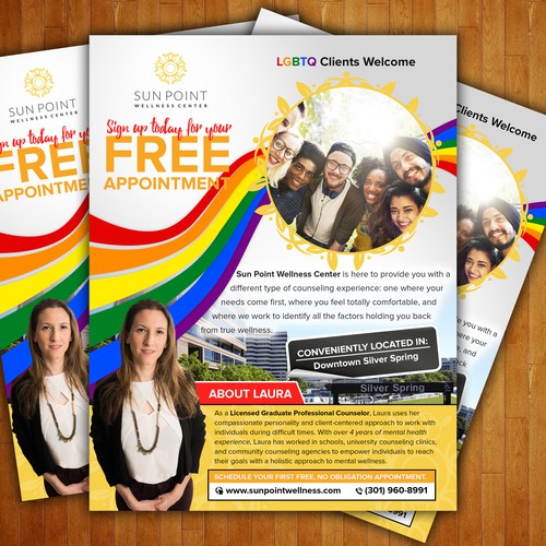 Create captivating flyer for counseling private practice! | Postcard ...