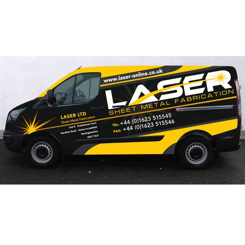 Eye catching visually stunning vehicle wrap for Laser Ltd | Car, truck ...