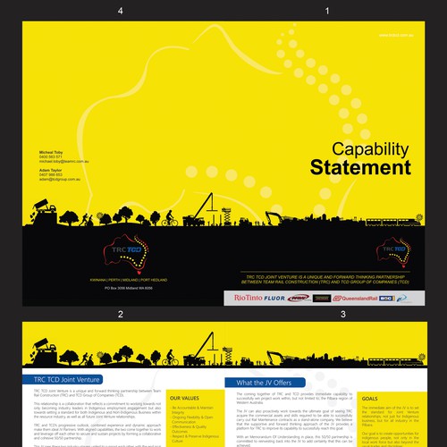 Create an eye catching, modern yet simple, Capability Statement ...