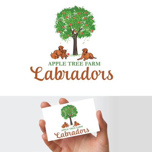 design a prestigious logo for Apple Tree Farm Labradors | Logo design ...