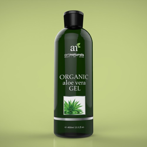 Create label design for organic aloe vera gel | Product label contest