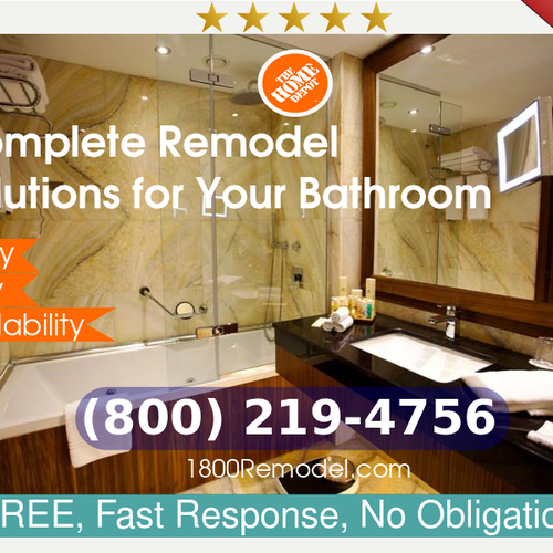 **GUARANTEED** Unique Large Bathroom Remodeling Promo Ad Needed ...