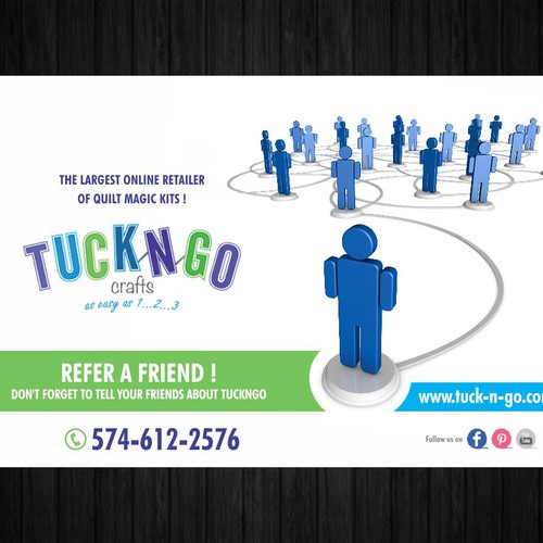 Creative Refer A Friend Flyer | Postcard, flyer or print contest