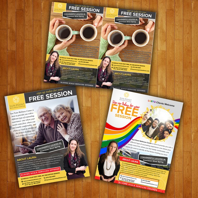 Create captivating flyer for counseling private practice! | Postcard ...