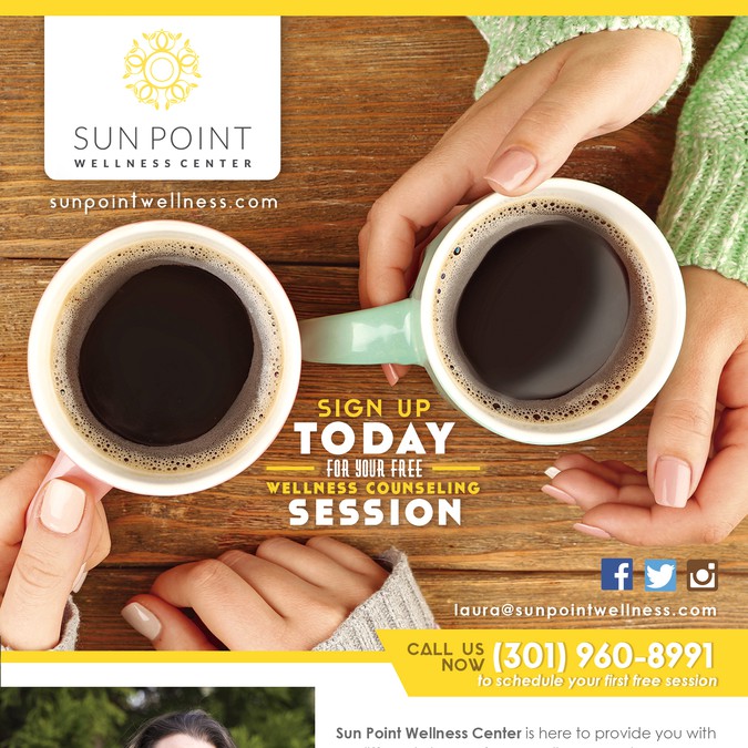 Create captivating flyer for counseling private practice! | Postcard ...