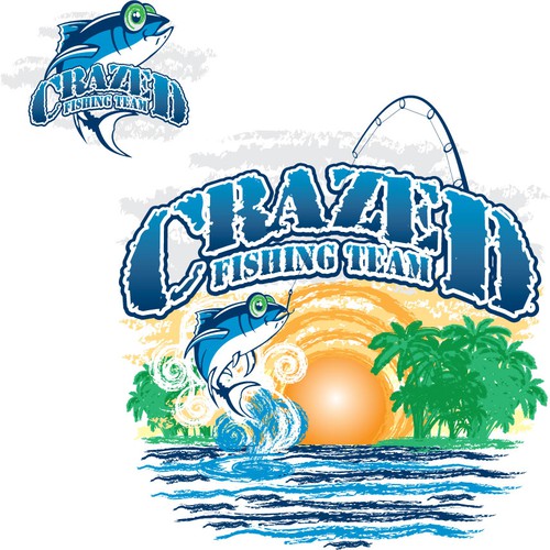 CRAZED LOGO FOR FISHING TEAM | T-shirt contest