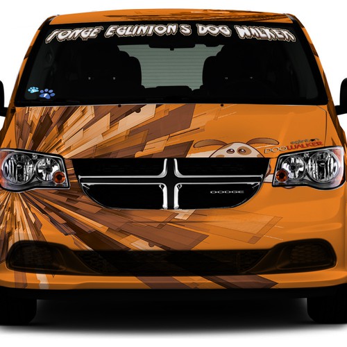 Vehicle Wrap Design Needed 4 Dog Walking company | Signage contest