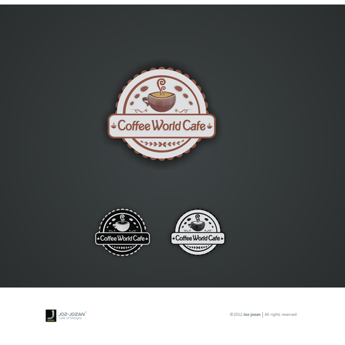 logo for Coffee World Cafe | Logo design contest