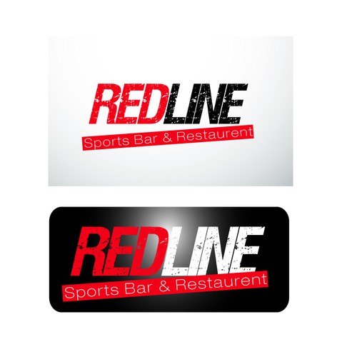Redline Sports Bar, Restaurant, and Lounge | Logo design contest